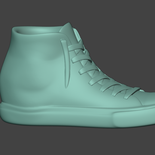 Archivo STL Holder for various things in the shape of Converse Sneaker ...