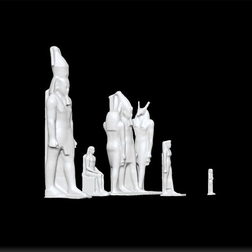 STL file egypt statues 🇪🇬 ・3D print design to download・Cults
