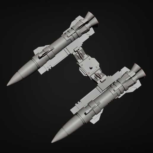 🕷️ Spider Turret Sentry Missile Platform・ 3D File for 3D printing・Cults