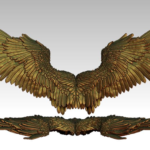 STL file Pairs of Wings 🗿 (OBJ)・3D printer design to download・Cults
