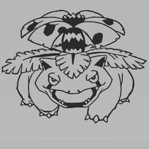 pokemon venusaur coloring