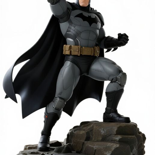 🎮 Batman – DC Comics Dark Knight Standing Pose – 3D Printed Figure with ...