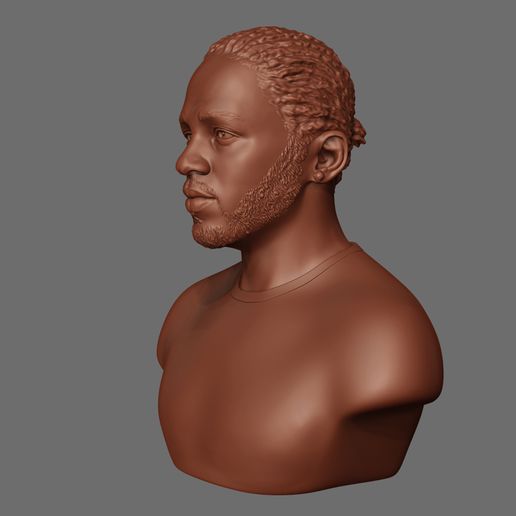 STL file Kendrick Lamar Bust 3D print model 👤 (OBJ and DXF)・3D printer ...
