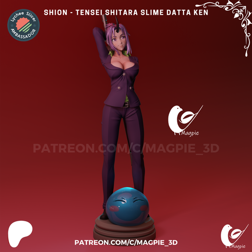 🗿 Shion - Tensei Shitara Slime Datta Ken | Got Reincarnated as a Slime - FullSet・ STL File for ...