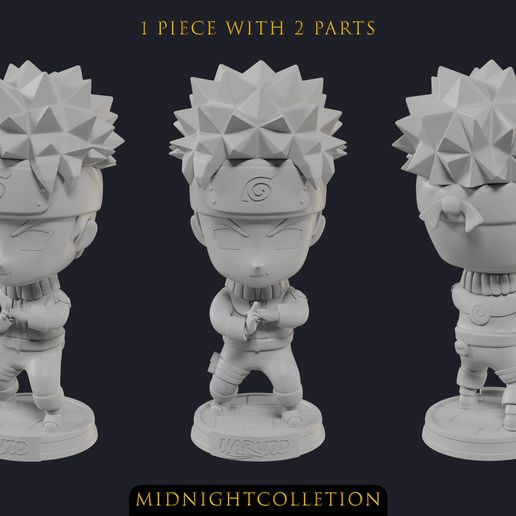 💬 Naruto・ STL File for ・Cults