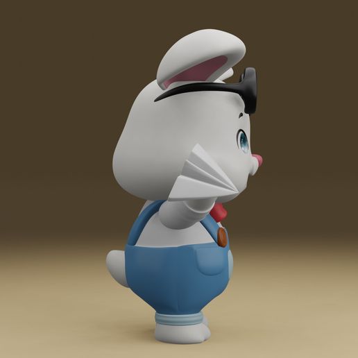 STL file Pilot rabbit 🧑‍ ️ ・3D print model to download・Cults