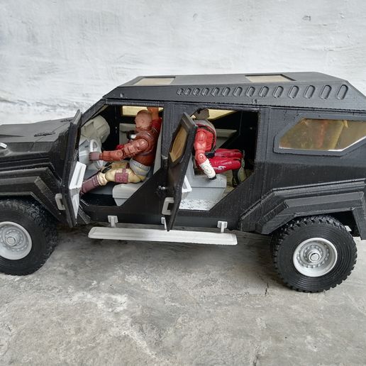 🎨 1/18 scale F5 Conquest Armored Vehicle for 3.75" to 4" Action Figures ...