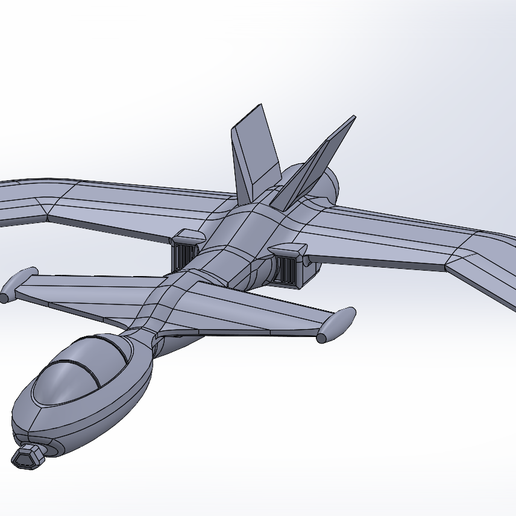 Free STL file UltraLight Scout Craft, Starfigther 💭 ・Design to download ...