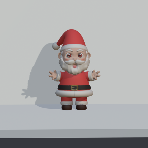Free STL file Santa Figurine 🎅 ・3D print model to download・Cults