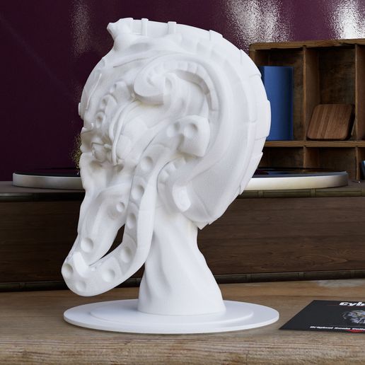 🎨 CYBERPUNK ART TOY No. 1・ STL File for 3D printing・Cults