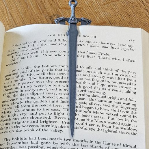 🗡️ Sword Bookmark・ STL File for 3D printing・Cults
