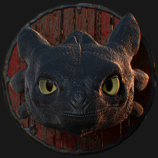 toothless head reference