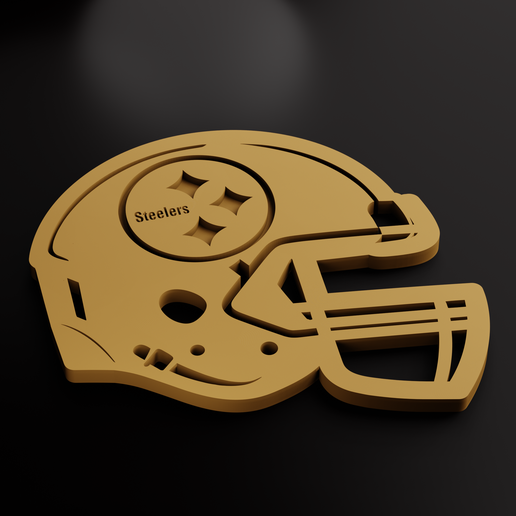 Fichier STL NFL Pittsburgh Steelers Pittsburgh Steelers HELMET ...