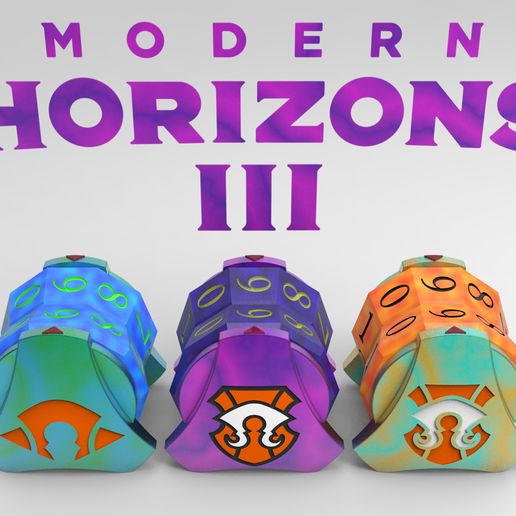 🛞 MODERN HORIZONS 3 MTG CLICK WHEEL LIFE COUNTER・ STL File for 3D ...