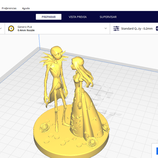 🗺️ Jack and Sally STL - The Strange World of Jack 3D Printable ...
