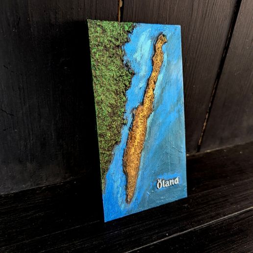 Free STL file 3D relief of Öland, Sweden 🇸🇪 ・3D printing idea to ...