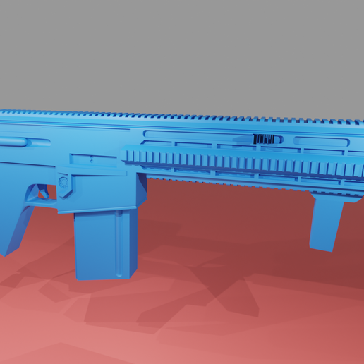 🌨️ Snow White Nikke Gun・ OBJ File for ・Cults