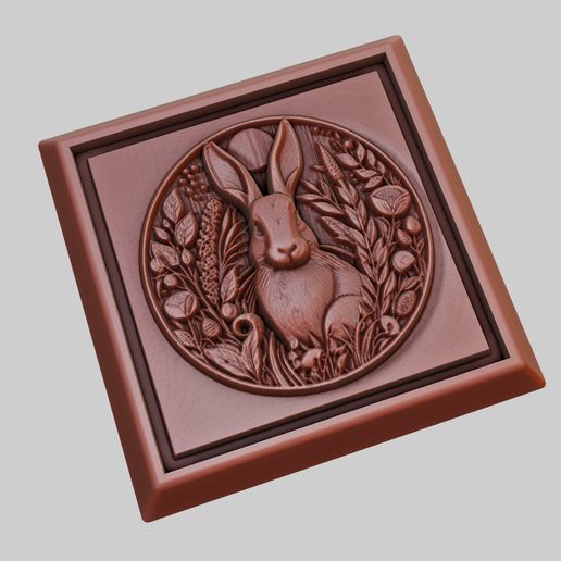 3D file Rabbit Animal 3D Model for CNC Router Laser & 3D Printer 🐇 ...