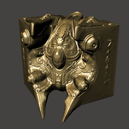 🪪 DOOM 3 SOULCUBE - LIFESIZE PROP - ULTRA DETAILED MESH Hi-Poly STL for ...