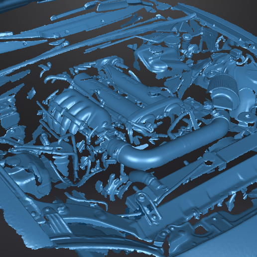 🚗 MAZDA MIATA MX-5 NB MK2 - ENGINE COMPARTMENT AND HOOD - 3D SCAN・ STL ...