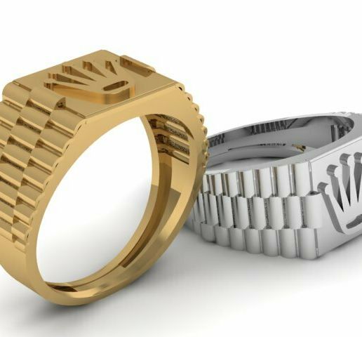 💎 rolex RADO RINGS FOR MEN 3D PRINTABLE MODEL・ STL File for ・Cults