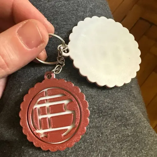 Free STL file Llavero Club Atlético Lanús 🗝️ ・3D printable model to ...