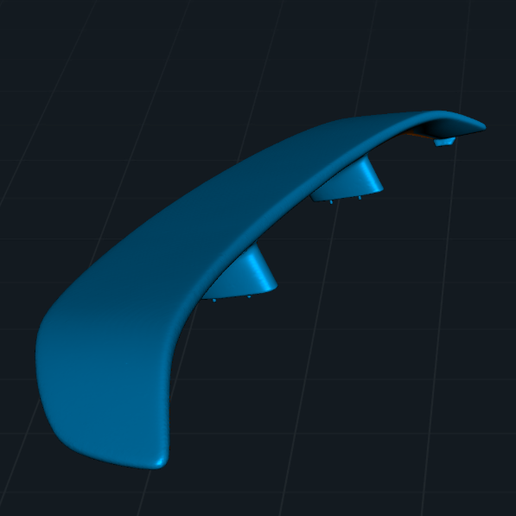 🪶 Wing CRX Del Sol ESi・ STL File for 3D printing・Cults