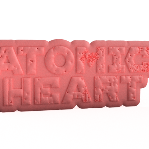 STL-Datei Atomic Heart-Logo 👾 ・3D-Drucker-Vorlage zum herunterladen・Cults