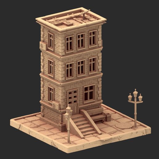 🤏 Small Town USA - 1900s - 6 Printable STL Buildings・ 3D File for 3D ...