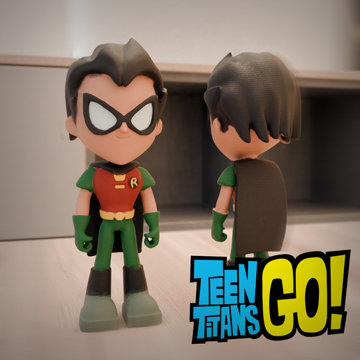 🦸 Robin Teen Titans GO!・ STL File for 3D printing・Cults