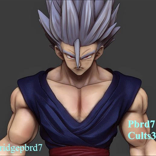 🐉 DRAGON BALL GOHAN BEAST・ STL File for 3D printing・Cults
