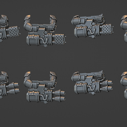 🛰 GEN 3 WARGEAR AND BITS・Free 3D File for 3D printing・Cults