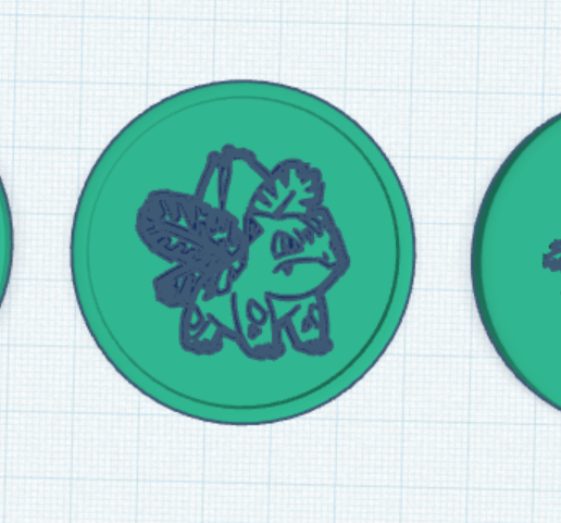 Free STL file 2D Model of Pokémon Gen 1 Plant Starters and Evolutions ...
