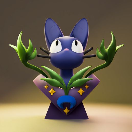 📦 Jiji Bust-Kikis Delivery service・Free STL File for 3D printing・Cults