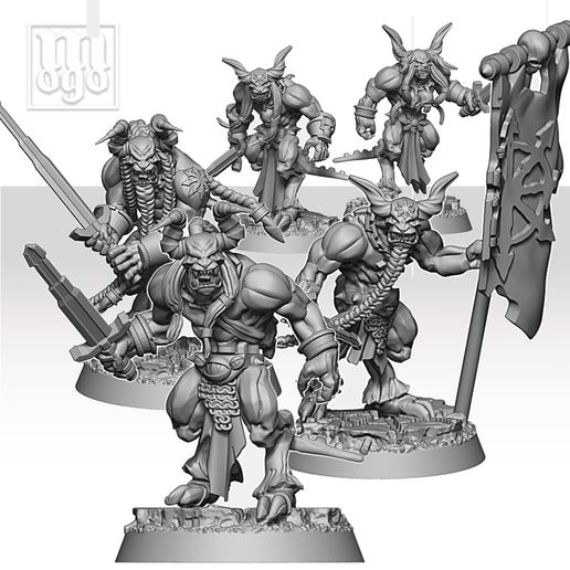 🩸 Chaos demon band bloodletter for the god os skulls and blood・ STL ...