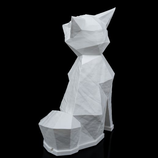 🦊 Low Poly Fox Table Lamp・ STL File for 3D printing・Cults