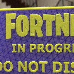 3D printing Fortnite Sign・Cults