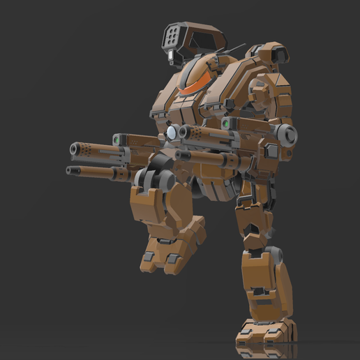 🪖 American Mecha Hammerhands IIC・ 3D File for 3D printing・Cults