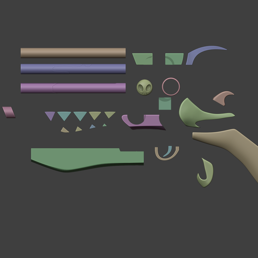 🗡️ BLITZO cosplay props shotgun dagger - HELLUVA BOSS・ 3D File for 3D ...