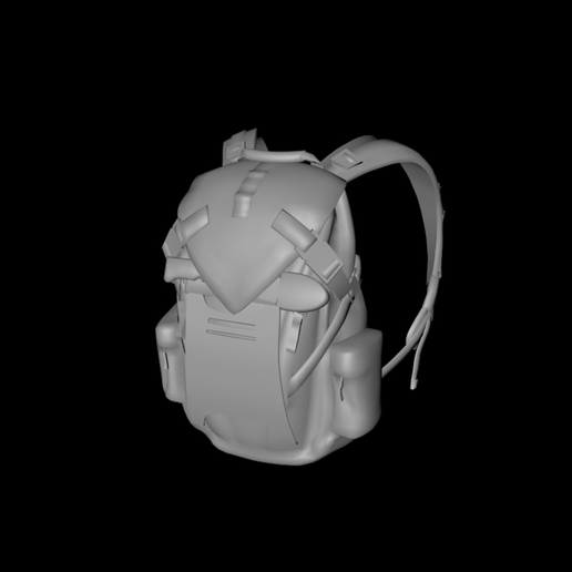 🎒 Outdoor travel backpack 3D digital model・ OBJ File for 3D printing・Cults