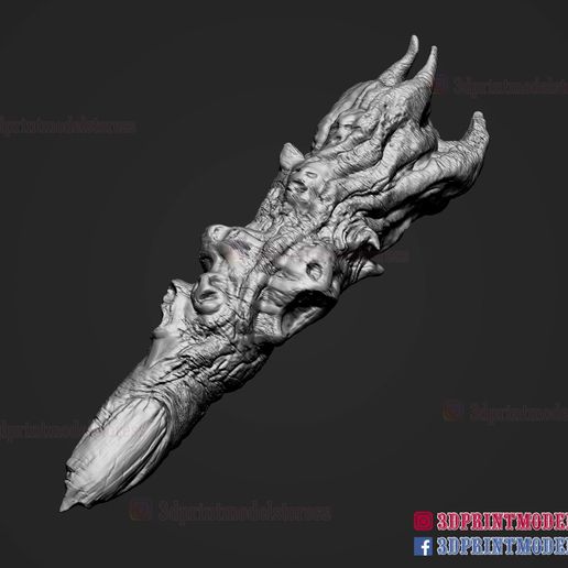 🗡️ Sukuna Finger - Jujutsu Kaisen Anime Cosplay Props・ 3D File for 3D ...
