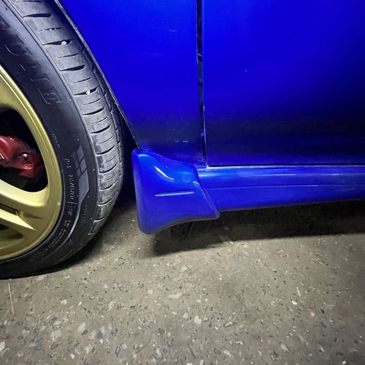 3D printed Subaru Impreza GC8 Front Aero Guard 3D Scanned Model • made ...