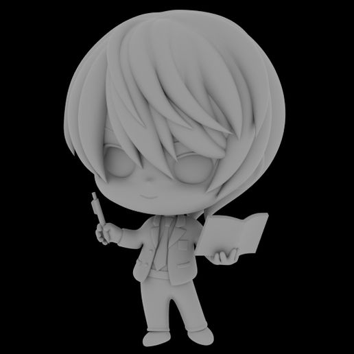 light chibi figure