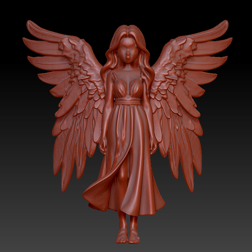 👼 angel version 1・ STL File for 3D printing・Cults