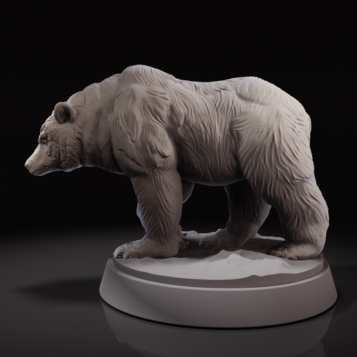 🐻 Black bear・ STL File for 3D printing・Cults