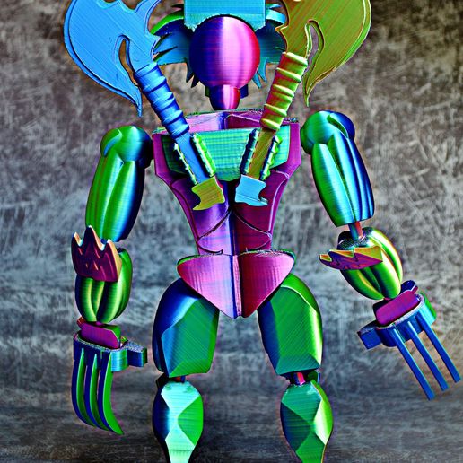 Action figure 🐺 LYCAN - The Wolf Warrior・ STL File for 3D printing・Cults