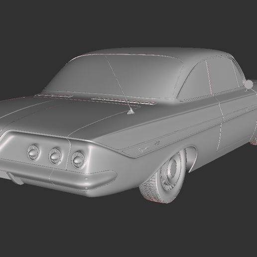 🚙 Chevrolet Impala 1961 Coupe・ STL File for 3D printing・Cults