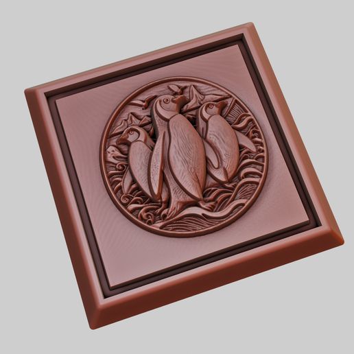 3D file Penguin Animal 3D Model for CNC Router Laser & 3D Printer 🐧 ・3D ...