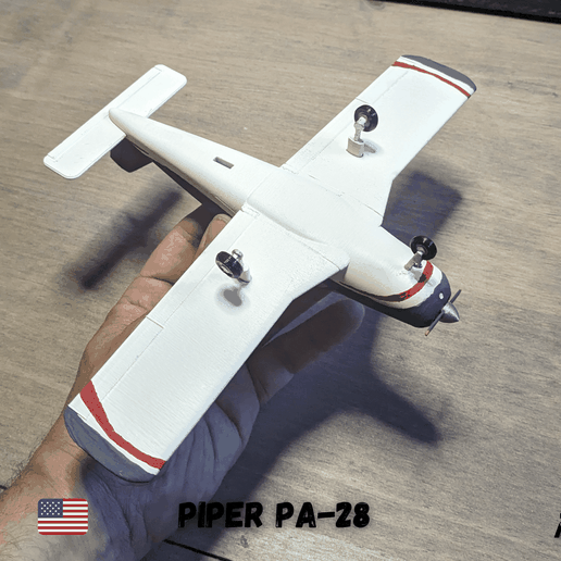 🛩️ Piper PA-28 Cherokee・ STL File for 3D printing・Cults