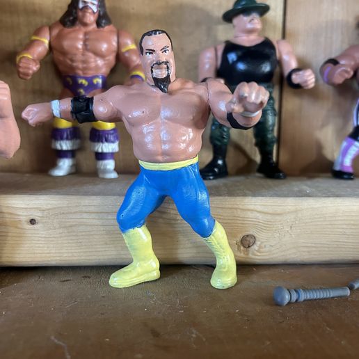 3D printed wwf jim the anvil needhart new foundation wwf hasbro vintage ...